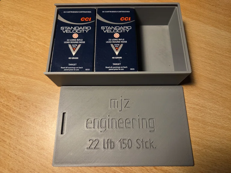 Details - Kompakte Munitionsbox für .22 lfb (150 Schuss ...